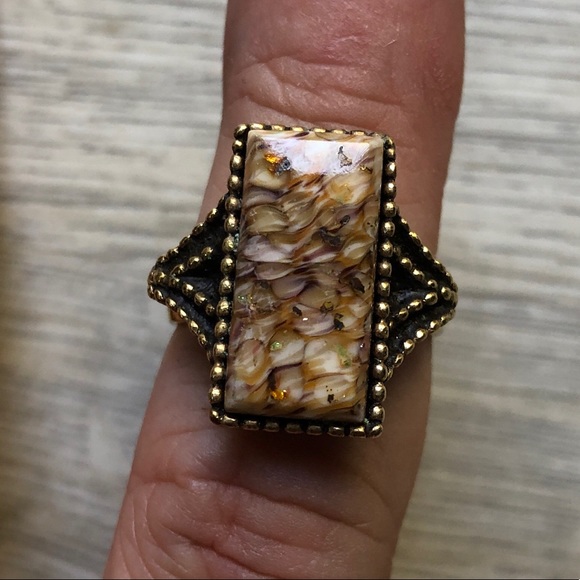 Jewelry | Vintage Emmons Opalescent Signed Adjustable Ring | Poshmark